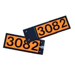 4-Digit Orange Panel Holder